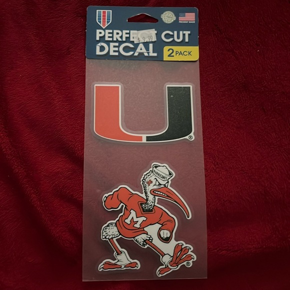 Wall Decor | Miami Hurricane Perfect Cut Decals | Poshmark